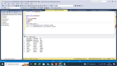 What Is The Command Used To Define View In SQL