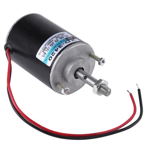 Mini moteur à engrenage électrique réversible 12 V 24 V CW CCW à aimant