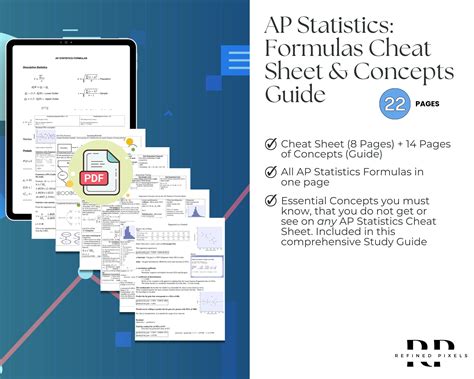 AP Statistics Cheat Sheet AP Statistics Notes Concepts AP Statistics
