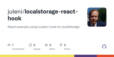 GitHub Juleni Localstorage React Hook React Example Using Custom