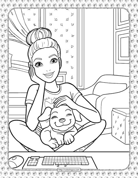 Coll Coloring Pages Barbie Dreamhouse Adventure Barbie Dream House