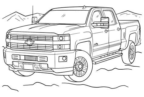 P Ginas Para Colorear De Chevrolet Coloringpagesonly