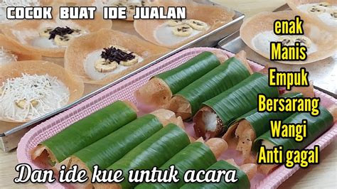 Resep Kue Khas Solo Serabi Gulung Khas Solo Enak Empuk Bersarang Dan