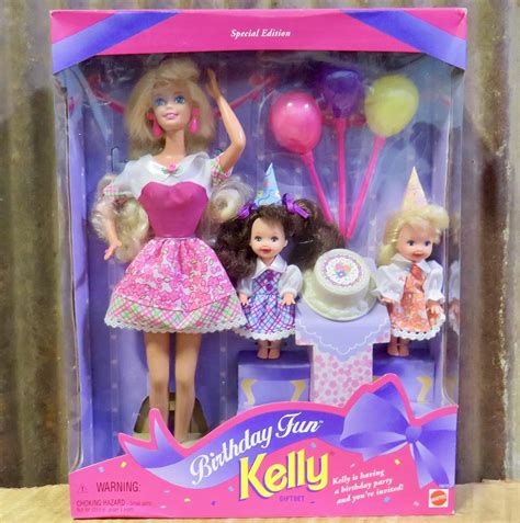 Amazon Barbie Birthday Fun KELLY Giftset Special Edition W Barbie