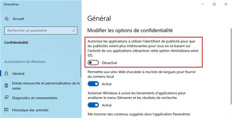Supprimer les publicités dans Windows 10 Le Crabe Info