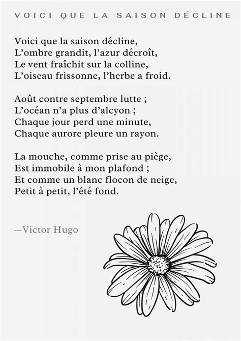 4 poésies de Victor Hugo à télécharger et imprimer gratuitement