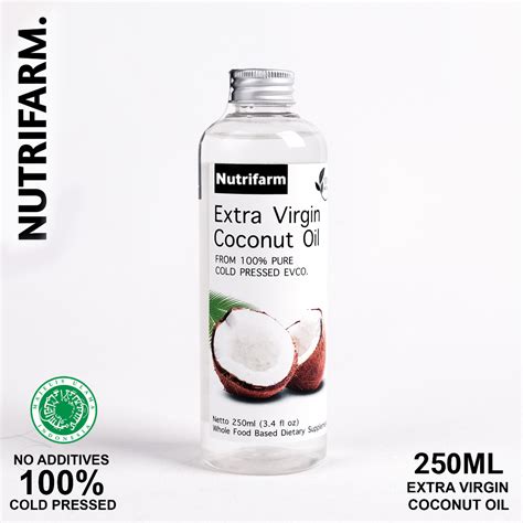 Jual EXTRA VIRGIN COCONUT OIL 100ML 500ML 1 LITER ORGANIC COLD PRESSED
