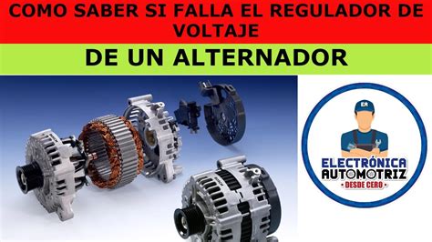 COMO SABER SI FALLA EL REGULADOR DE VOLTAJE YouTube