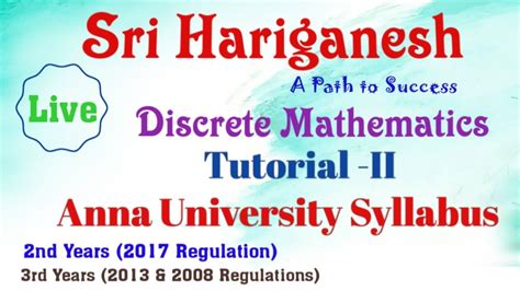discrete mathematics unit i [logic and proofs] tutorial part 2 youtube