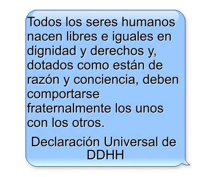 Todos Los Seres Humanos Nacen Libres E Iguales En Dignidad Quozio