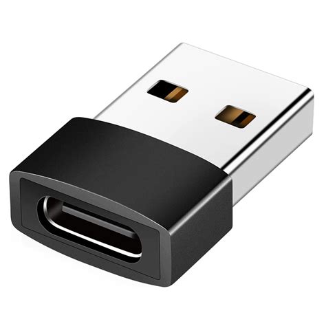 Adaptador Usb C Hembra A Usb Macho Negro