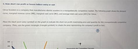 Solved How Short Run Profit Or Losses Induce Entry Or Chegg