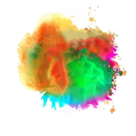 Fondo abstracto con un colorido diseño de salpicaduras de acuarela