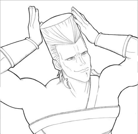Jotaro Jojos Bizarre Adventure Coloring Page Free Printable Coloring