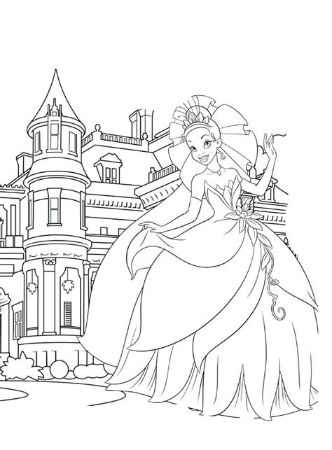 Princess Castle Coloring Pages At Getcolorings Free Printable
