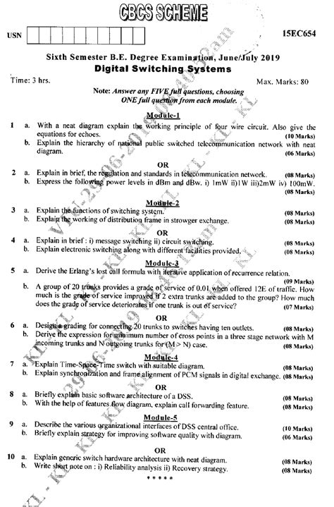 Visvesvaraya Technological University B E Electronics Communication
