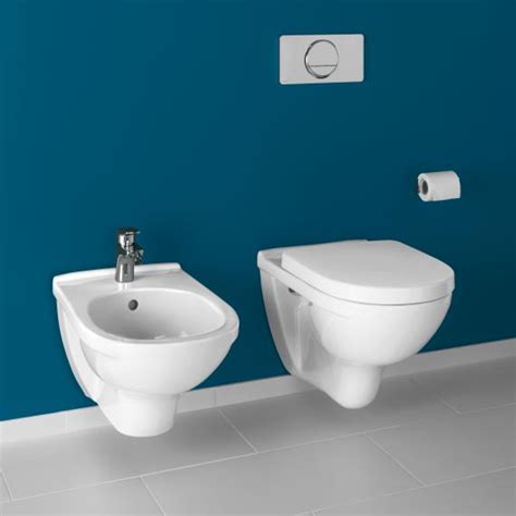 Villeroy Boch O novo Combi Pack Wand Tiefspül WC mit WC Sitz ohne