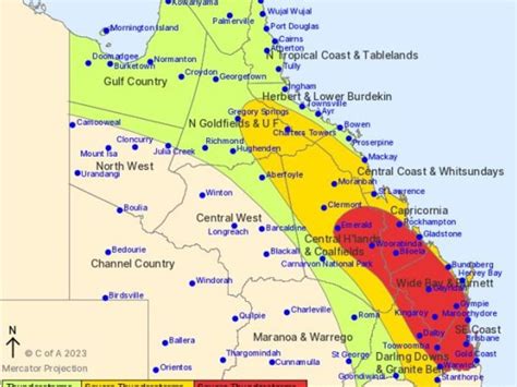 Gold Coast Destructive Storm Forecast For Boxing Day Afternoon And