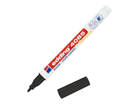 Edding 4085 Marqueur Craie Liquide 1 2 Mm Noir Pas Cher Bureau