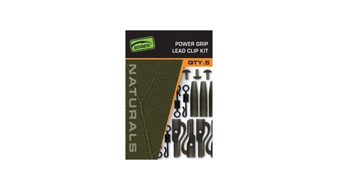 Fox Naturals Power Grip Lead Clip Kit 5 Pcs Reniers Fishing