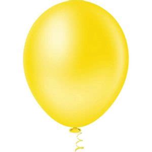 Bexiga Bal O Amarelo Liso N Mero Pic Pic C Unidades