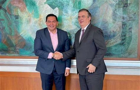 Se reúne cruz pérez con canciller marcelo ebrard La Opción de Chihuahua
