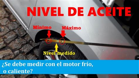 Como Revisar El Nivel De Aceite Del Motor Varilla De Medir Aceite Del