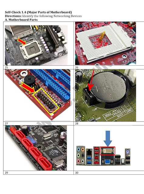 Sir Sherwin S Computer Tutorial PARTS OF A MOTHERBOARD