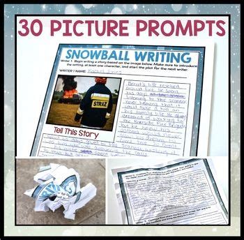 Writing Activity Snowball Writing Collaborative Narrative Classroom