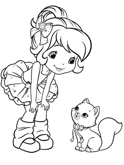 Strawberry Shortcake Coloring Pages Coloring Davidreed Co