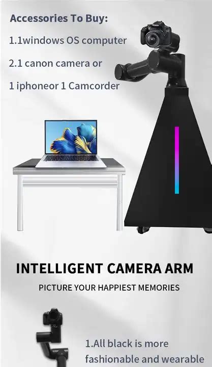 Automated Spin Glambot Robotic Arm 6 Axis Camera Party Photo Booth