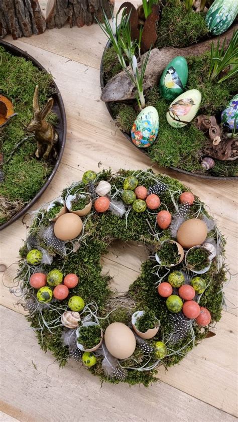 Moos Eierkranz bunt groß Mrs Greenery