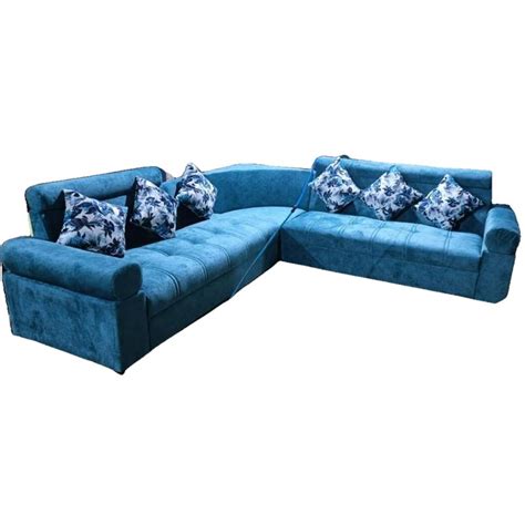 Blue 6 Seater Living Room Sofa Set 3 2 1 At Rs 22000 Set In Bengaluru