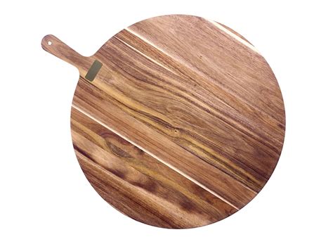 Planche à découper ronde XXL en acacia Shokki Planches à découper
