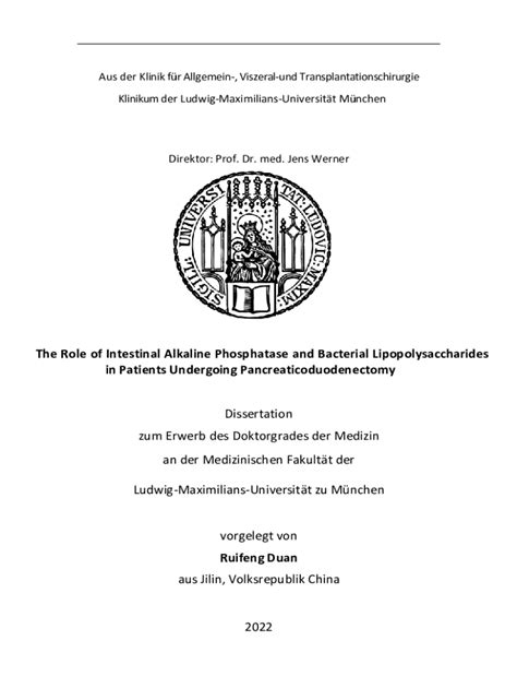 Fillable Online Edoc Ub Uni Muenchen The Role Of Intestinal Alkaline