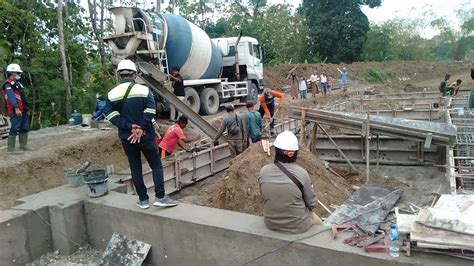 Proses Pengecoran Pancang Sungai Tuntang Di Desa Ngroto Gubug YouTube