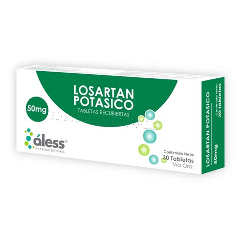 Losartan Potásico 50mg Alesspharma
