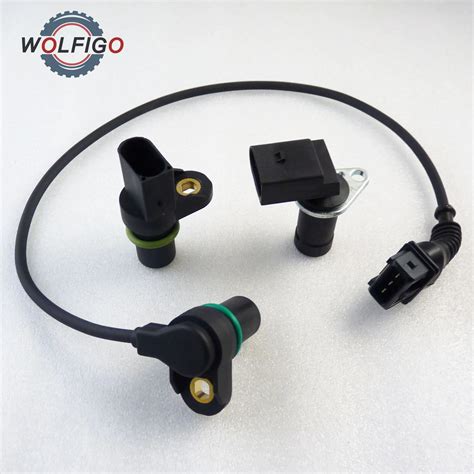 WOLFIGO 2 Engine Camshaft 1 Cranskshaft Position Sensors Set