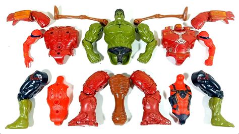 Merakit Mainan Hulk Buster Hulk Smash Siren Head Spider Man Avengers