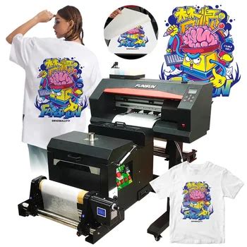 Funsun Dtf Printer 30cm For T Shirt Custom Pet Film Heat Transfer Glue