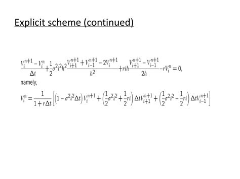 ppt finite difference schemes powerpoint presentation free download id 1752323