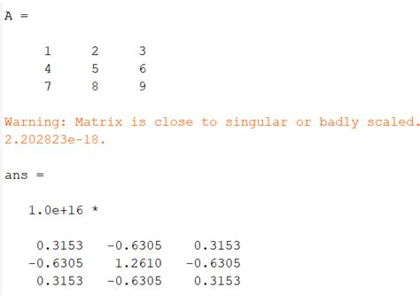 difference between inv and pinv functions in matlab geeksforgeeks