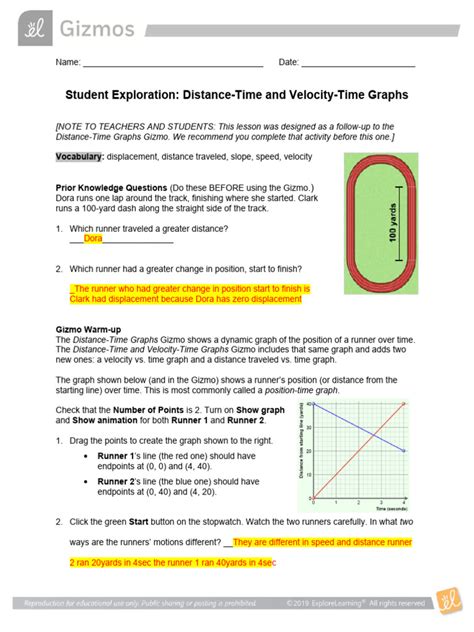 physics workout pdf speed velocity