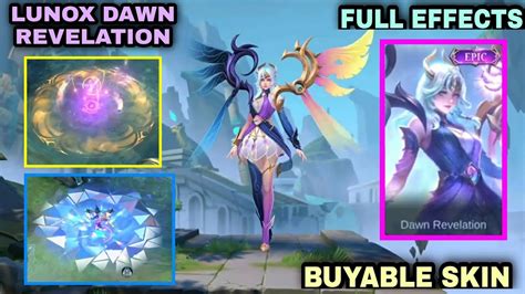 Lunox Dawn Revelation Soul Squad Epic Skin Full Effects Gameplay Youtube