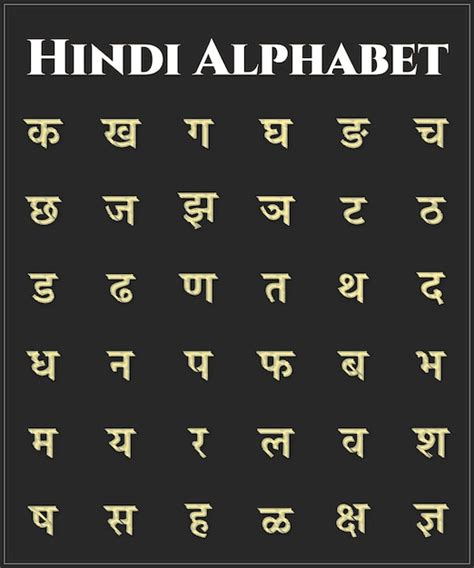 Premium Vector Hindi Alphabets Letters In Scribble Texture 1566 The