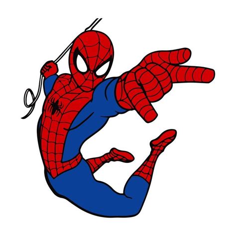 Spiderman SVG Spider With Web Svg Spider Instant Download Etsy Canadá
