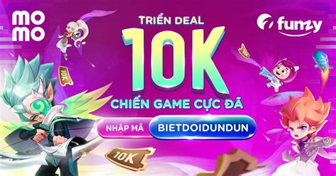 Chào tháng 8 nhận deal game mới cực hời Giảm 10 000Đ nạp game Biệt