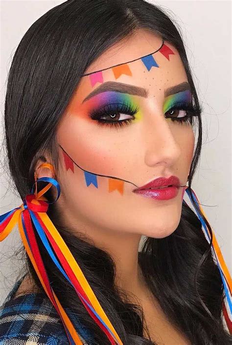 Maquiagem para festa junina como fazer e 50 fotos para você se inspirar