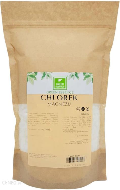 Sól do kąpieli Green Essence Kąpiel Magnezowa Sól Chlorek Magnezu 1 kg