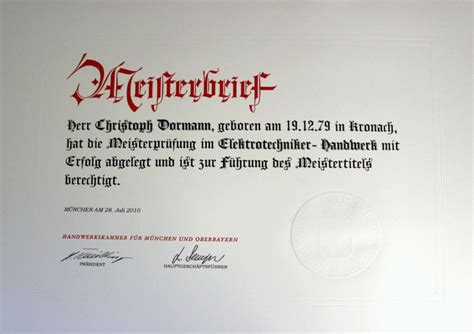 Zertifikate ZIEMER Elektrotechnik EDV Systeme GmbH